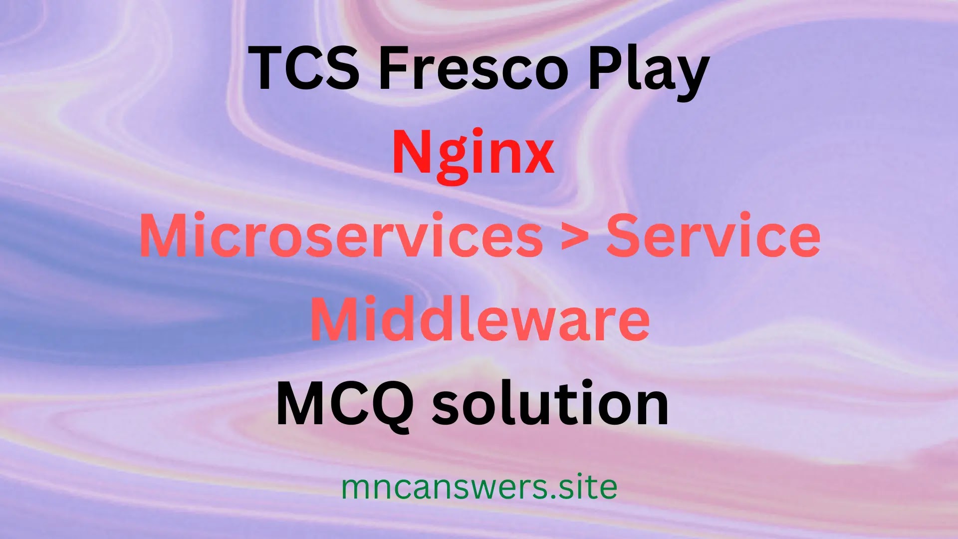 Nginx Mcq Solution Tcs Fresco Play Mnc Answers